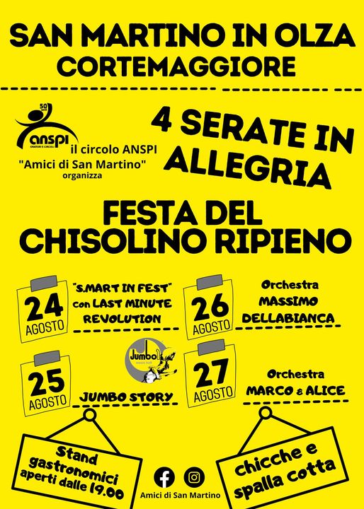 Festa del chisolino ripieno - Visit Piacenza